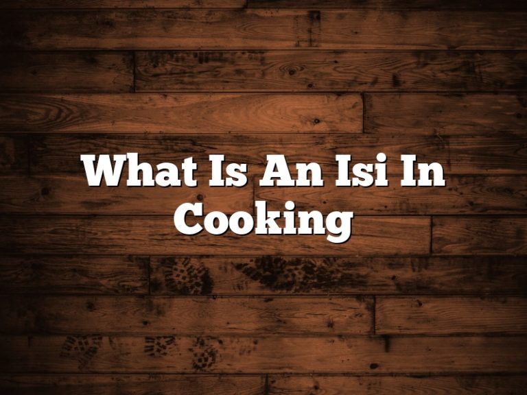 What Is An Isi In Cooking | October 2025 | Pastureandpearl.com