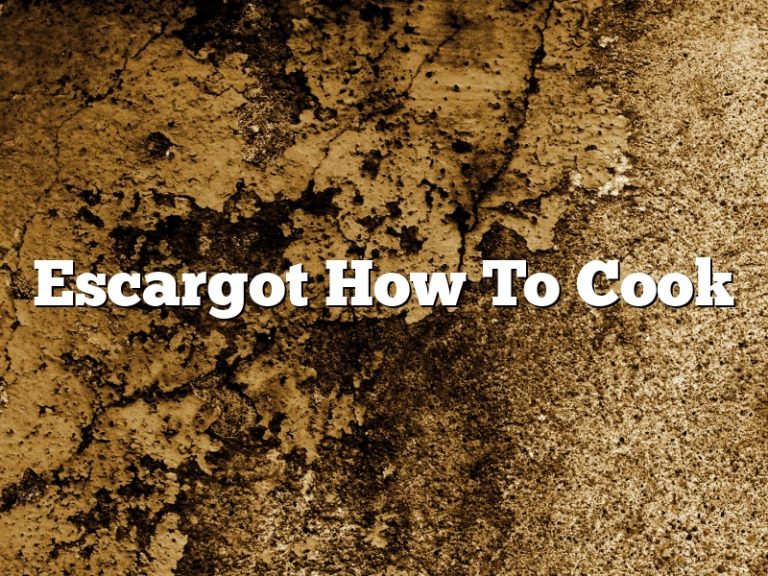 Escargot How To Cook | April 2023 | Pastureandpearl.com